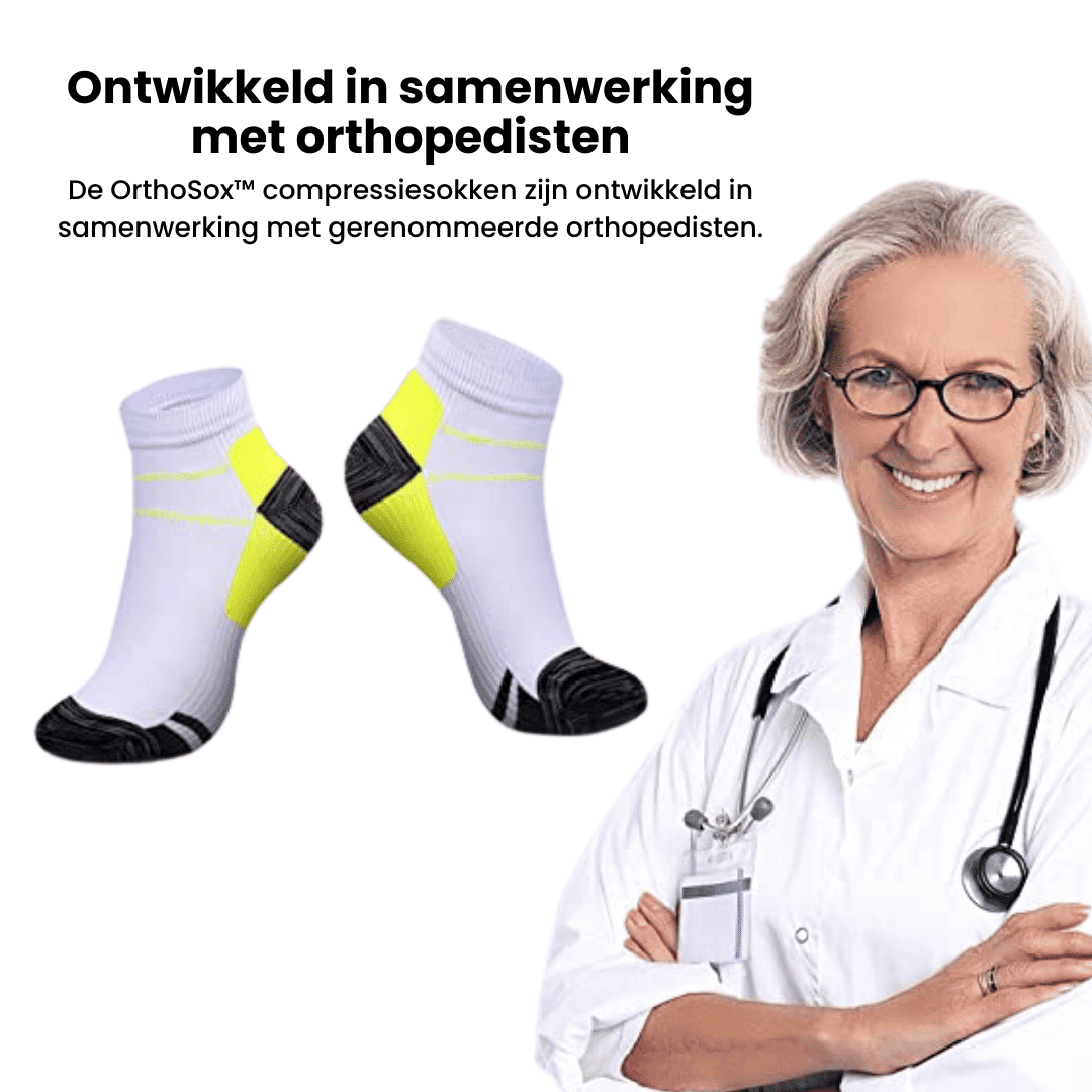 OrthoSox™ - Orthopedische Enkel Compressiesokken - Koopje.com